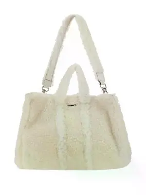 Sunnei Shearling Texture Tote Bag