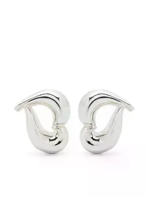 Annelise Michelson Amor Xs Heart-motif Earrings - Silver