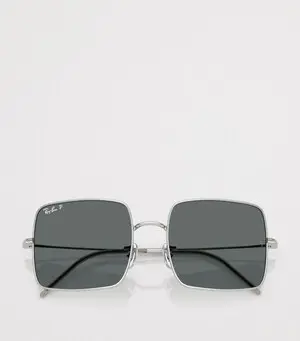 Ray-ban 1971 Reverse Square Frame Sunglasses - Silver
