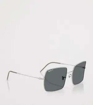 Ray-ban 1971 Reverse Square Frame Sunglasses - Silver