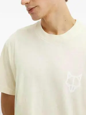 NAKED WOLFE Logo-print T-shirt - Neutrals