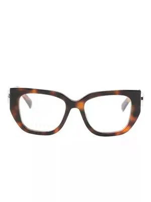 Gucci Tortoiseshell Cat Eye Eyeglasses - Brown