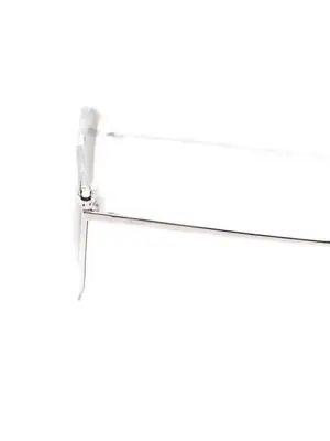 Cartier Oval Frame Sunglasses - Silver