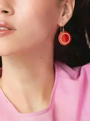 Mark Davis 18k Yellow Sapphire Earrings - Gold