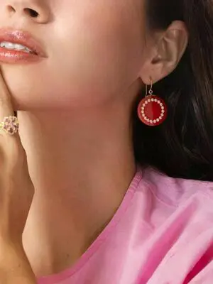 Mark Davis 18k Yellow Sapphire Earrings - Gold