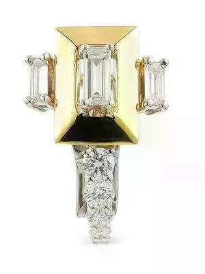 Yeprem 18k Yellow And White Diamond Earrings - Gold