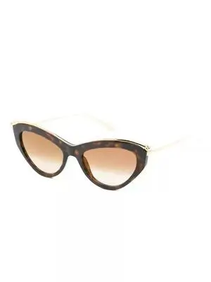 Cartier Cat Eye Sunglasses - Brown