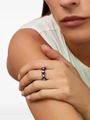 Melissa Kaye 18k Yellow Gold Audrey Diamond Eternity Band Ring