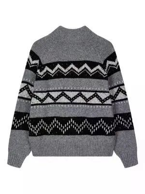 STUDIO TOMBOY Fair Isle Knit Cardigan