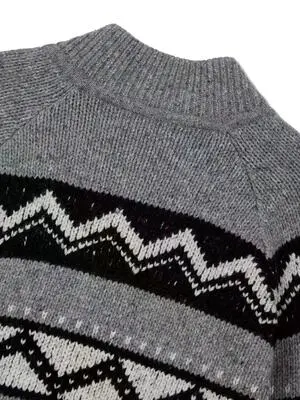 STUDIO TOMBOY Fair Isle Knit Cardigan