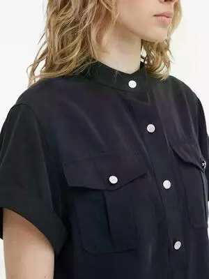 Theory Button-up Shirt With Pocket Detail