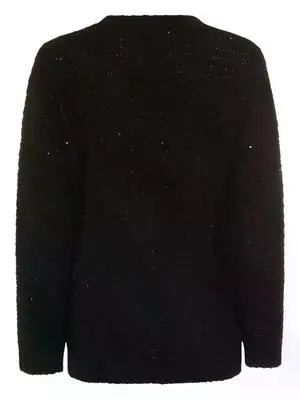 Fabiana Filippi Embellished Button Cardigan - Black