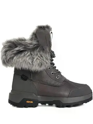 UGG Adirondack Leather Snow Boots With Sheepskin Lining