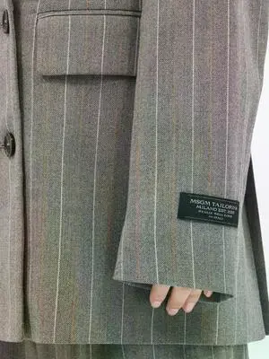MSGM Pinstripe Double-breasted Jacket