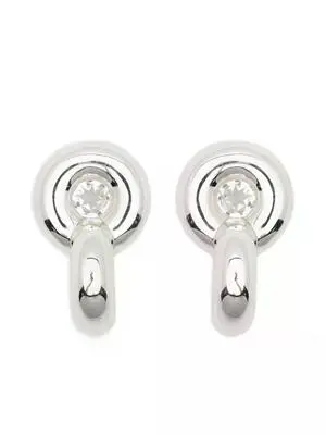 UNCOMMON MATTERS Infinity Earrings With Topaz - Silver