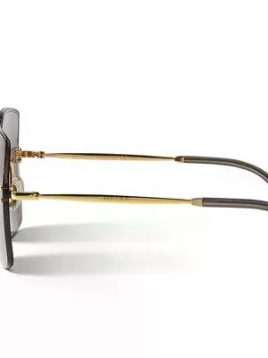 JIMMY CHOO Tavi Oversize Square-frame Sunglasses