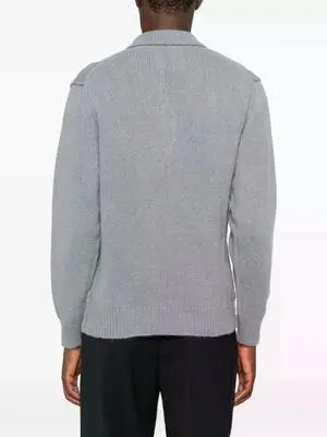 SEVEN GAUGE Zip-up Polo Collar Sweater