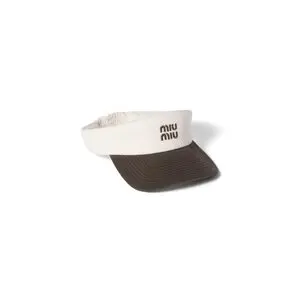 Miu Miu Denim Visor