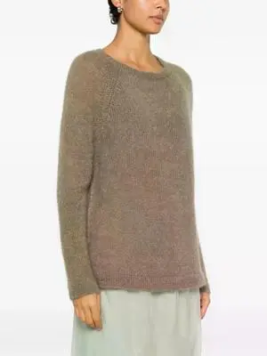 NINE:INTHE:MORNING Ribbed Knit Sweater - Neutrals