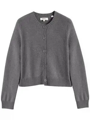 Chinti & Parker Crew Neck Knitted Cardigan - Grey