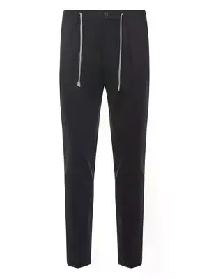Eleventy Eleventy Drawstring Trousers Black