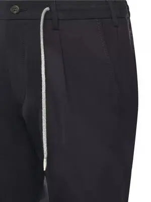 Eleventy Drawstring Trousers - Black