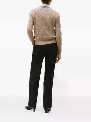 Tommy Hilfiger Cable-knit Crew Neck Sweater