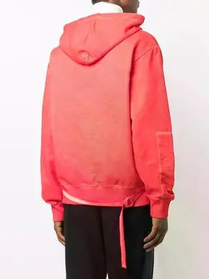 Helmut Lang Embroidered Logo Cotton Hoodie