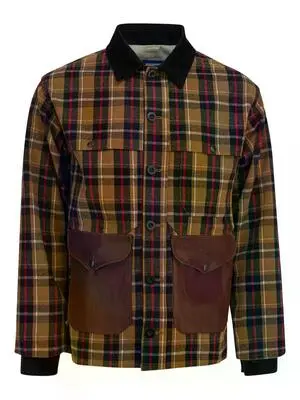 Junya Watanabe Plaid Jacket - Brown