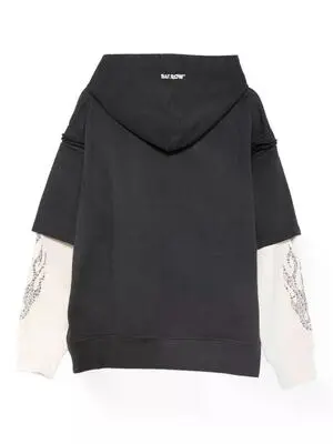 BARROW Layered Logo Detail Hoodie