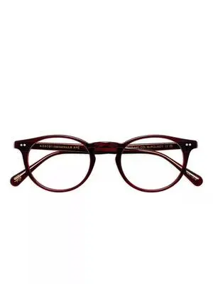 MOSCOT Frankie Round-frame Glasses - Red