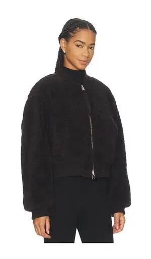 AGOLDE Faux Fur Bomber Jacket