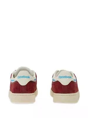 REEBOK Club C 85 Suede Lace-up Sneakers - Red
