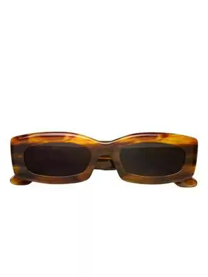 RETROSUPERFUTURE Zaga Tangeri Rectangle Sunglasses - Brown
