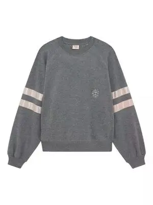 Repetto Satin-stripe Crew-neck Sweatshirt