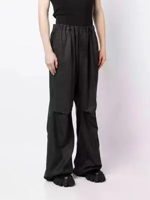 Raf Simons High-waisted Wide-leg Wool Trousers