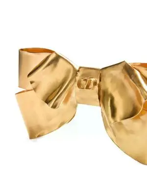Valentino Garavani Tone Bow Brooch - Gold