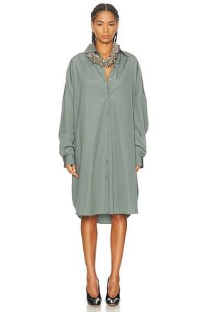 Dries Van Noten Dasia Poplin Shirt Dress