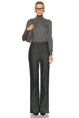 Adam Lippes Eve Cashmere Turtleneck Sweater