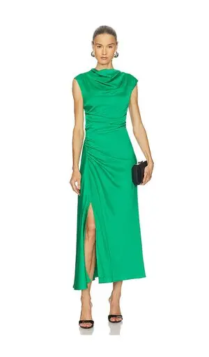 Simkhai Burke Draped Mini Dress - Green