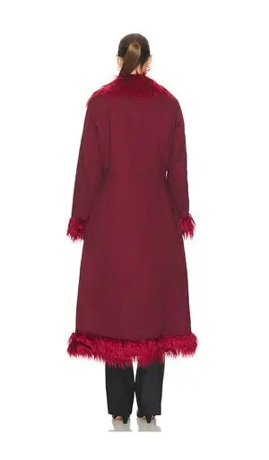 TYLER MCGILLIVARY Brandy Jacket With Faux Fur Trim