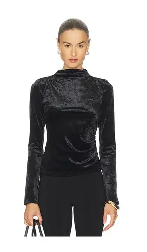 Rails Joelle Velvet Top Black