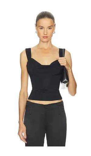 MORE TO COME Georgia Drape Top