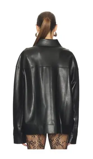 Norma Kamali Oversized Jean Jacket