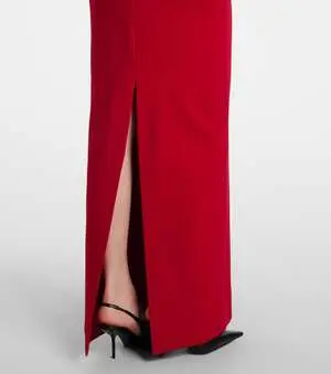 Solace London Anica Off-shoulder Gown - Red