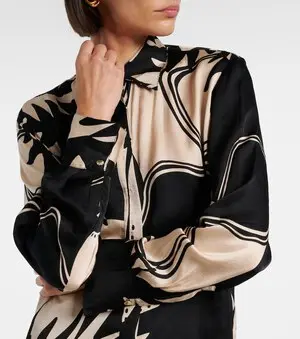 Poupette St Barth Eileen Printed Blouse