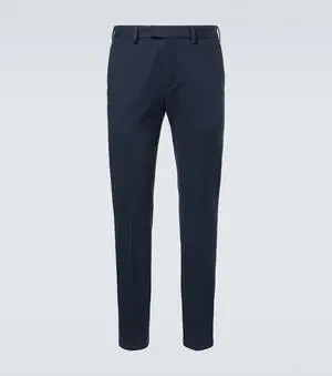 Thom Sweeney Cotton Twill Slim Pants
