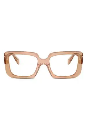 Prada Square Frame Glasses - Neutrals