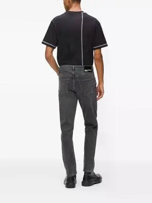 Karl Lagerfeld Stretch Cotton Slim-fit Denim - Grey