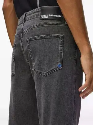 Karl Lagerfeld Stretch Cotton Slim-fit Denim - Grey